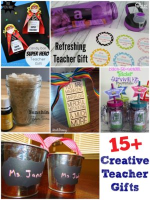 Creative Teacher Gifts with Printable Gift Tags | Home Maid Simple