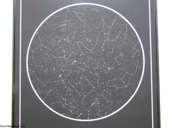Star Map Art from Modern Map Art to Celebrate 13 Years | Home Maid Simple
