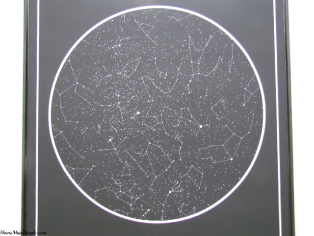 Star Map Art from Modern Map Art to Celebrate 13 Years | Home Maid Simple
